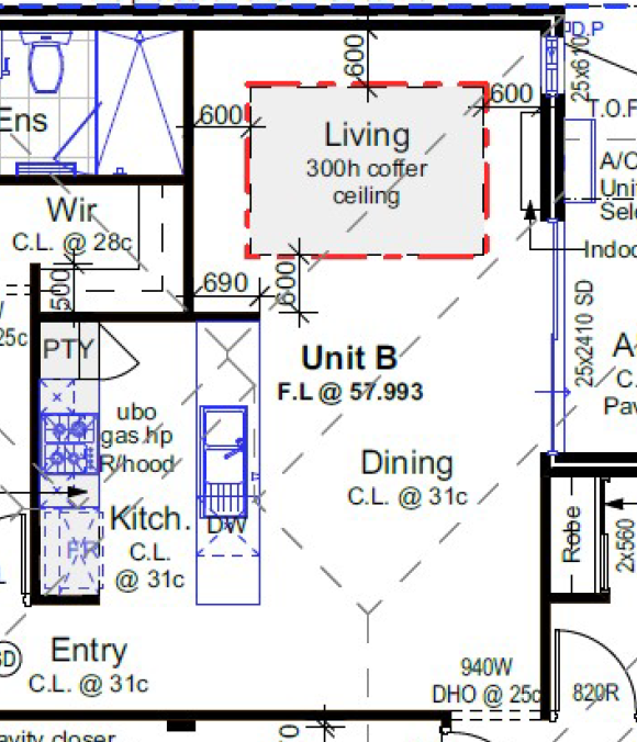 Model a coffered raised ceiling located within a flat ceiling? – Energy ...